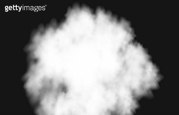 White fire smoke or fog isolated on transparent background. 이미지 ...