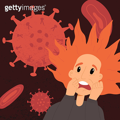 Fear of mutation virus, COVID-19 infection, verminophobia concept ...