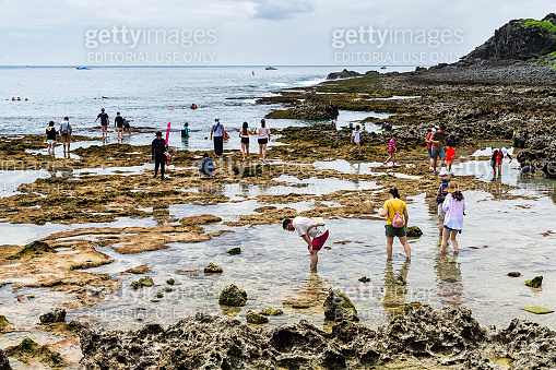 The coastal scenery of Kenting National Park, Pingtung, Taiwan ...