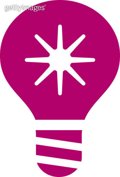 Illustration with symbol of light bulb 이미지 (1328192601) - 게티이미지뱅크