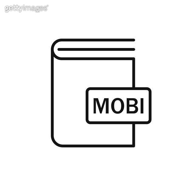 Book MOBI format icon. Vector illustration 이미지 (1302233183) - 게티이미지뱅크