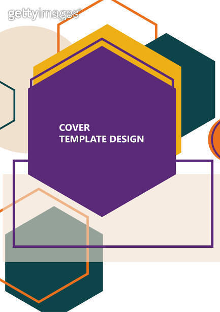 Modern template for business or technology presentation. Bright ...