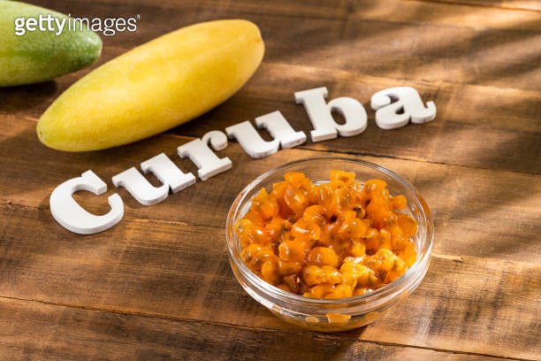 Curuba fruit pulp - Passiflora tripartita. Healthy food (1335147132 ...