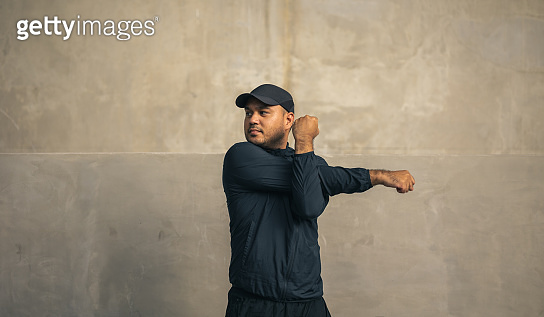 Young asian man wearing sportswear running outdoor. Portraits of Indian ...