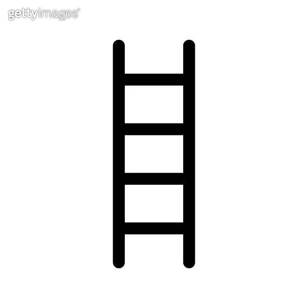 Ladder vector icon. Safety and industry symbol. Ladders sign ...