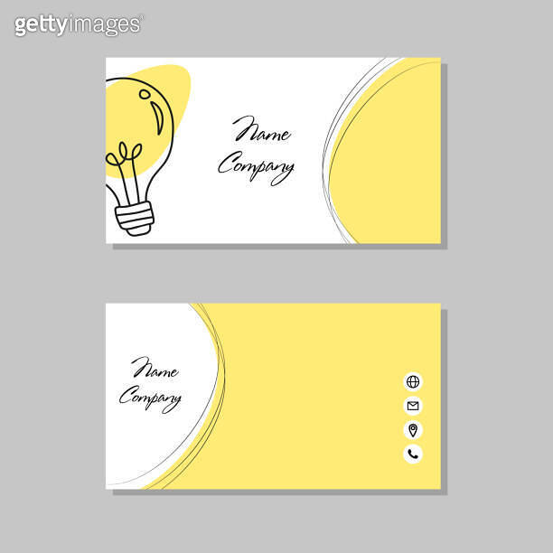 Business card design. Business schedule. Business card for business ...