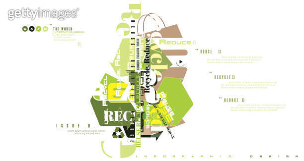 Recycle infographic. Recycling, upcycling, downcycling signs ...