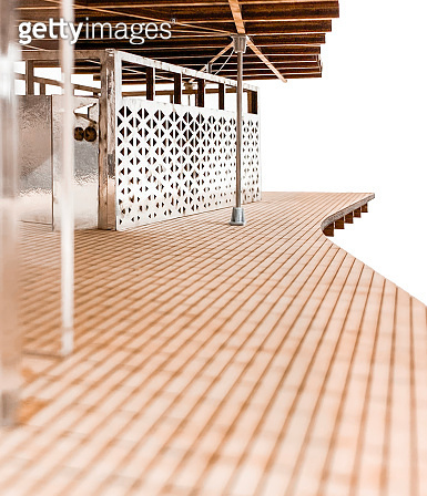 Architectural Physical Model of a classroom made with laser cut plywood ...
