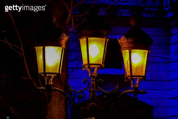 French Street light ,Photo image a Beautiful panoramic view of Paris ...