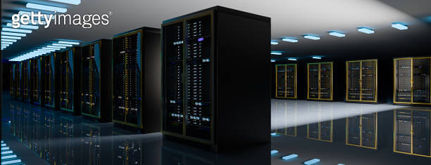 Server. Servers room data center. Backup, mining, hosting, mainframe ...
