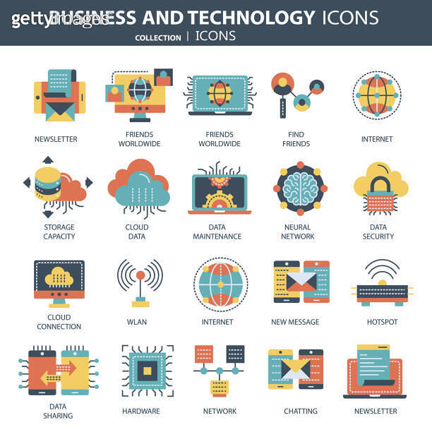 Business and marketing, programming, data management, internet connection, social network ...