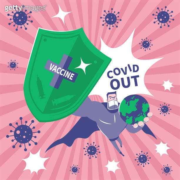 Superhero (superman) wearing mask holding the shield with cross shape ...