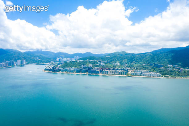 View of a tolo harbour Landscape in Hong Kong, Tai Po 이미지 (1339874712 ...