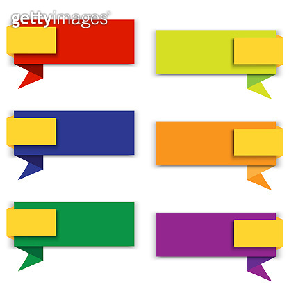 Empty message. Isolated text box. symbol collection. Speech bubble ...
