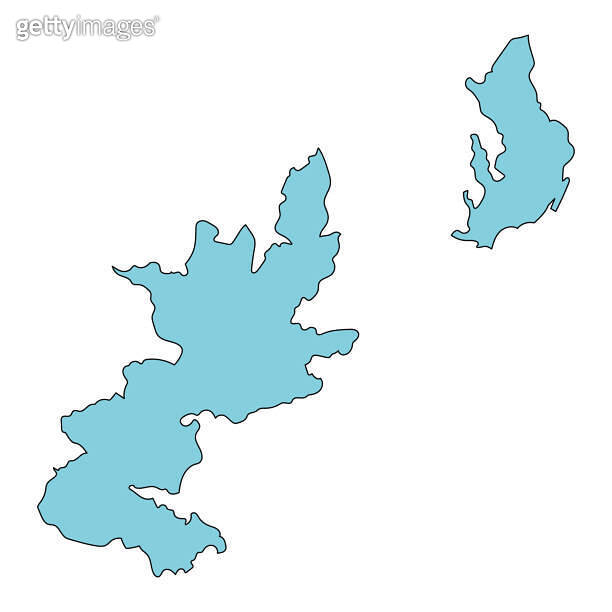 Map of Amami City, Kagoshima Prefecture, Japan. 이미지 (1318167833) - 게티이미지뱅크