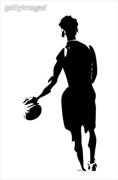 Basketball Player Simplified 이미지 (1358539804) - 게티이미지뱅크