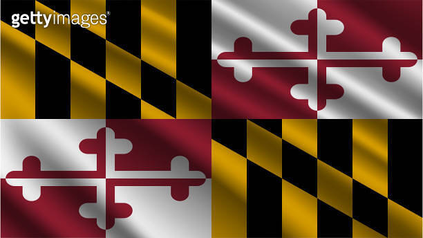 State of Maryland - Flag Of Maryland State - Maryland State Flag High ...