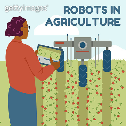 Robots in agriculture, innovation technology for smart farm system ...
