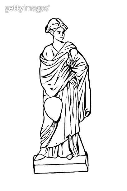 Tanagra figurines were a mold-cast type of Greek terracotta figurines ...