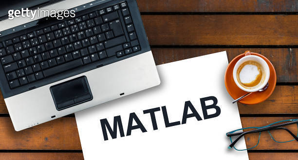 Word Matlab on paper and laptop 이미지 (1316449301) - 게티이미지뱅크