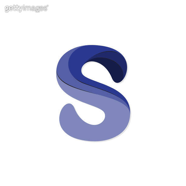 Colorful design letter S vector image 이미지 (1316313557) - 게티이미지뱅크