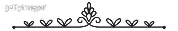 Decorative border. Fancy ornamental header in vintage style (1356355602 ...