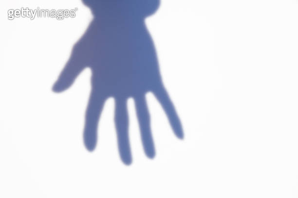 Blurry shadow, Shadowy figure, human body, male hand behind glass. 이미지 ...