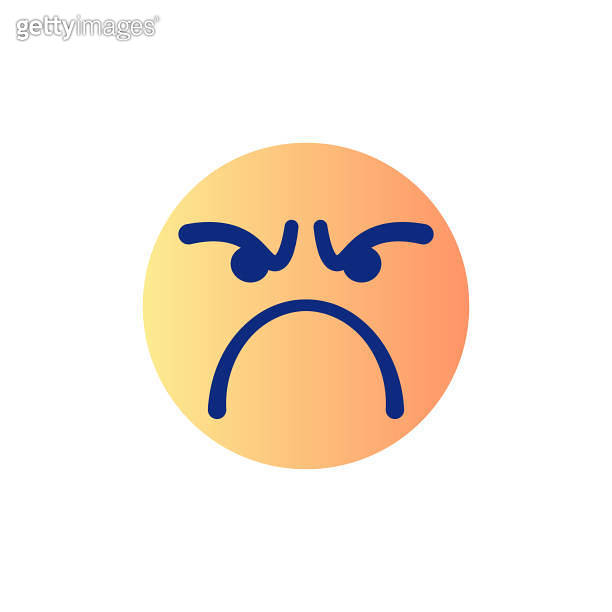 Emoticon anger frustration and problems 이미지 (1331094316) - 게티이미지뱅크