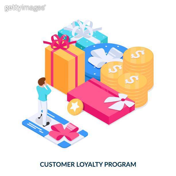 Customer loyalty program concept. 이미지 (1333861487) - 게티이미지뱅크