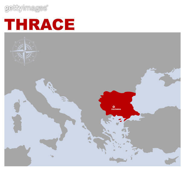 vector map of the geographical and historical region Thrace (1301535781 ...