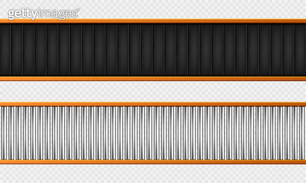 Conveyor belt top view. Realistic vector illustration 이미지 (1322464726 ...