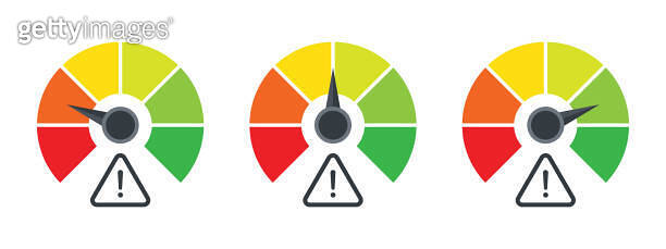 Risk icons. Risk meter. Hi risk low risk. Meter signs. Vector ... Risk icons. Risk meter. Hi risk low risk. Meter signs. Vector ...