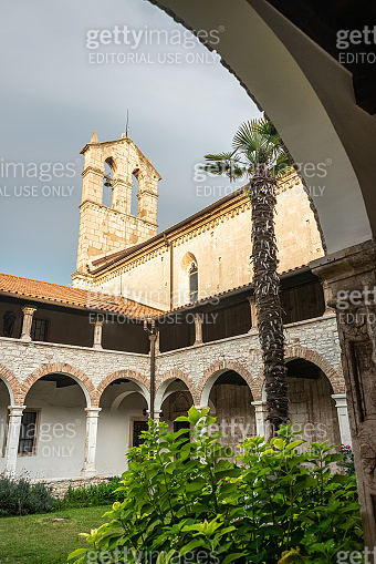 Inside the Church and Monastery of Saint Francis in Pula, Istrian ...