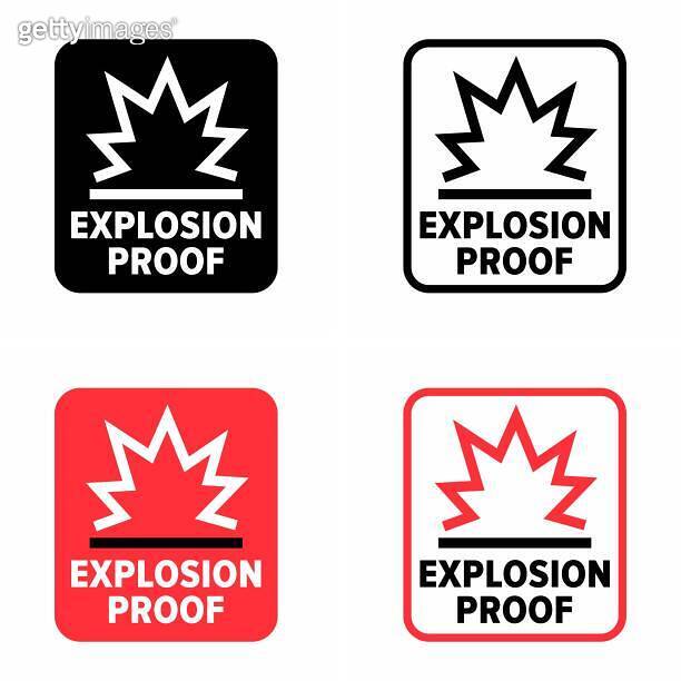 Explosion proof equipment and product safety information sign 이미지 ...
