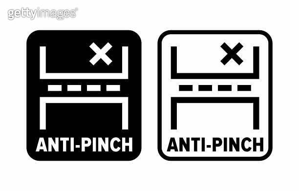 Anti Pinch vector information sign 이미지 (1355716330) - 게티이미지뱅크