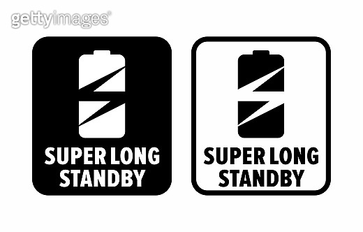 Super Long Standby vector information sign 이미지 (1330202391) - 게티이미지뱅크