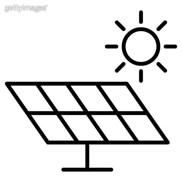 Solar panel for electricity. Solar battery, alternative and eco ...