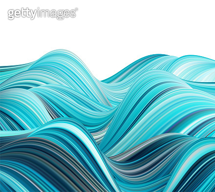 Vector illustration: Blue paint flow. Abstract wave background. 이미지 ...