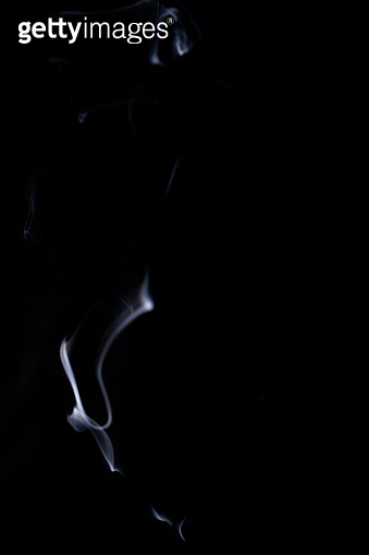 Isolated steam. Blur steam mist cloud, abstract fog or white smoke ...
