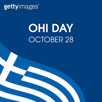 Ohi Day public holiday in Greece and Cyprus vector (1339620790) 일러스트 ...