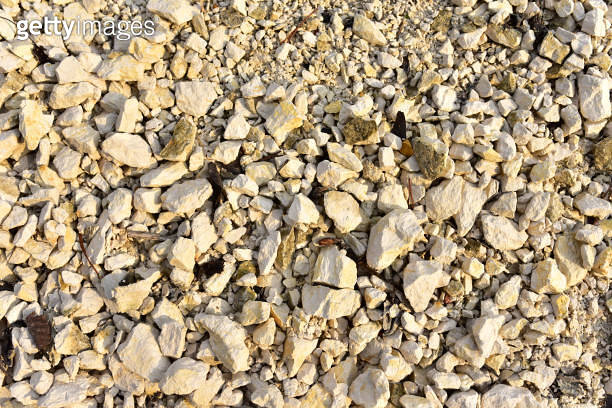 Natural chalk stones background. Chalk is a soft, white, porous ...