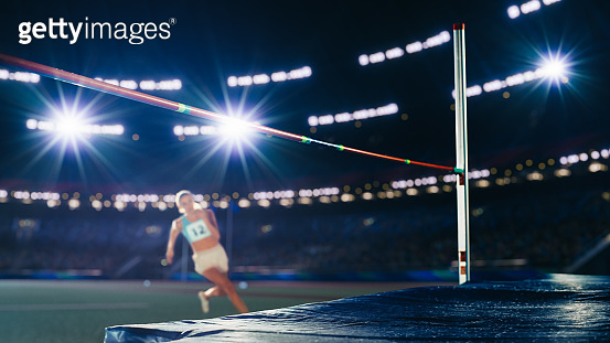 High Jump Championship: Professional Female Athlete on World ...