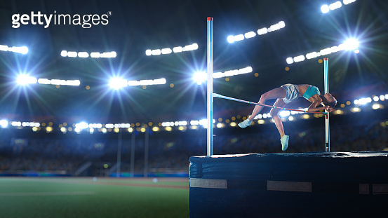 High Jump Championship: Professional Female Athlete on World ...