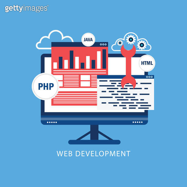 Web Development concept 이미지 (1306807043) - 게티이미지뱅크