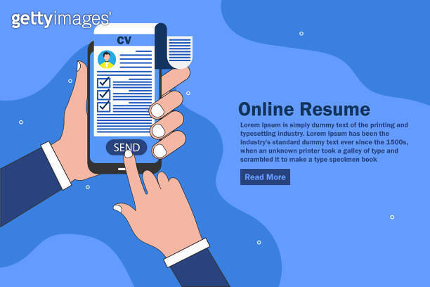 CV Form Filling and sending online using mobile app 이미지 (1328248180 ...