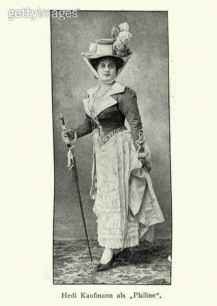 Hedi Kaufmann, Austrian Soprano opera singer, 19th Century (1317608892 ...