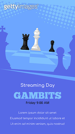 Modern Trendy Story Template for Chess Streaming 이미지 (1305883893) - 게티이미지뱅크
