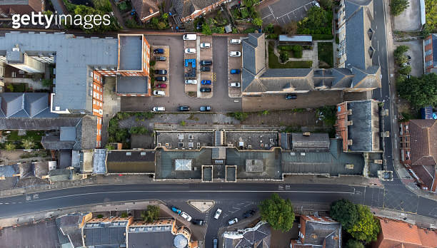 An aerial view of the former East Suffolk County Council building in ...