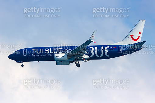 TUIfly Boeing 737-800 airplane Heraklion Airport in Greece TUI Blue ...