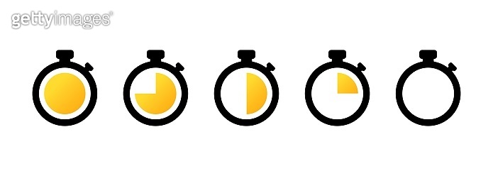Set of timers , clock, stopwatch icons. Countdown timer icon. Digital ...